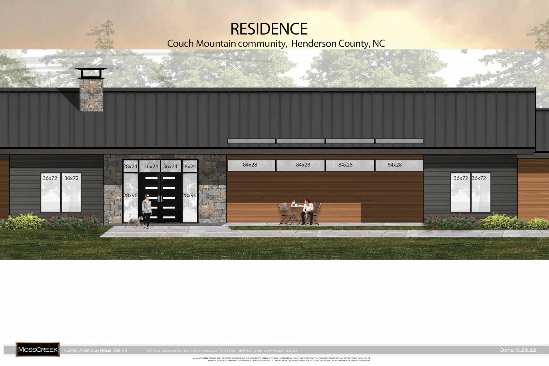 Modern Fletcher, NC - Mosscreek Modern and Rustic Home Designs