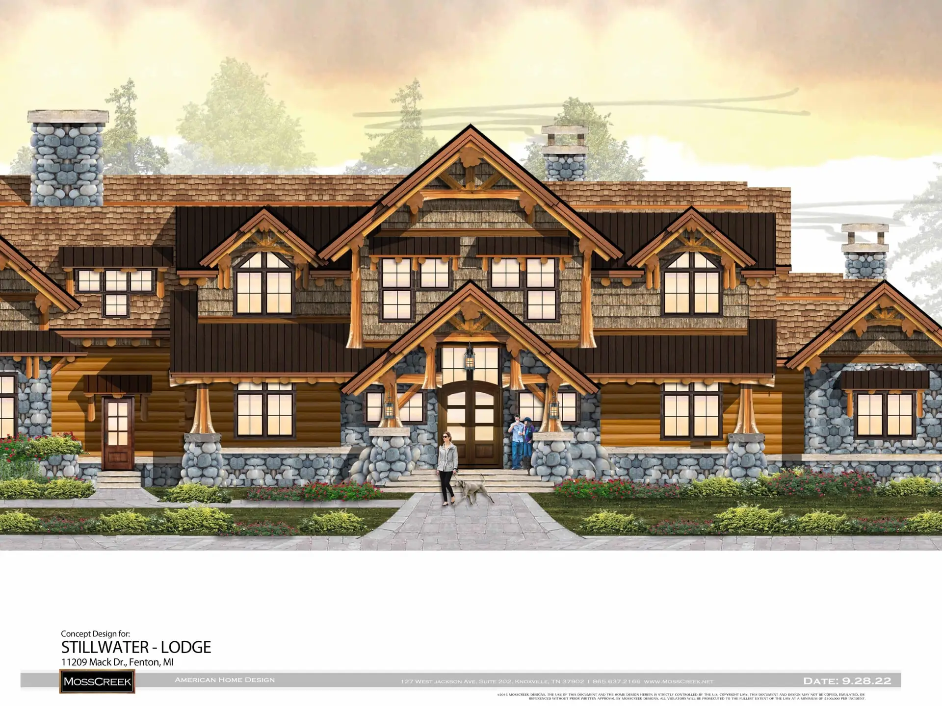 STILLWATER LODGE - Mosscreek Modern and Rustic Home Designs
