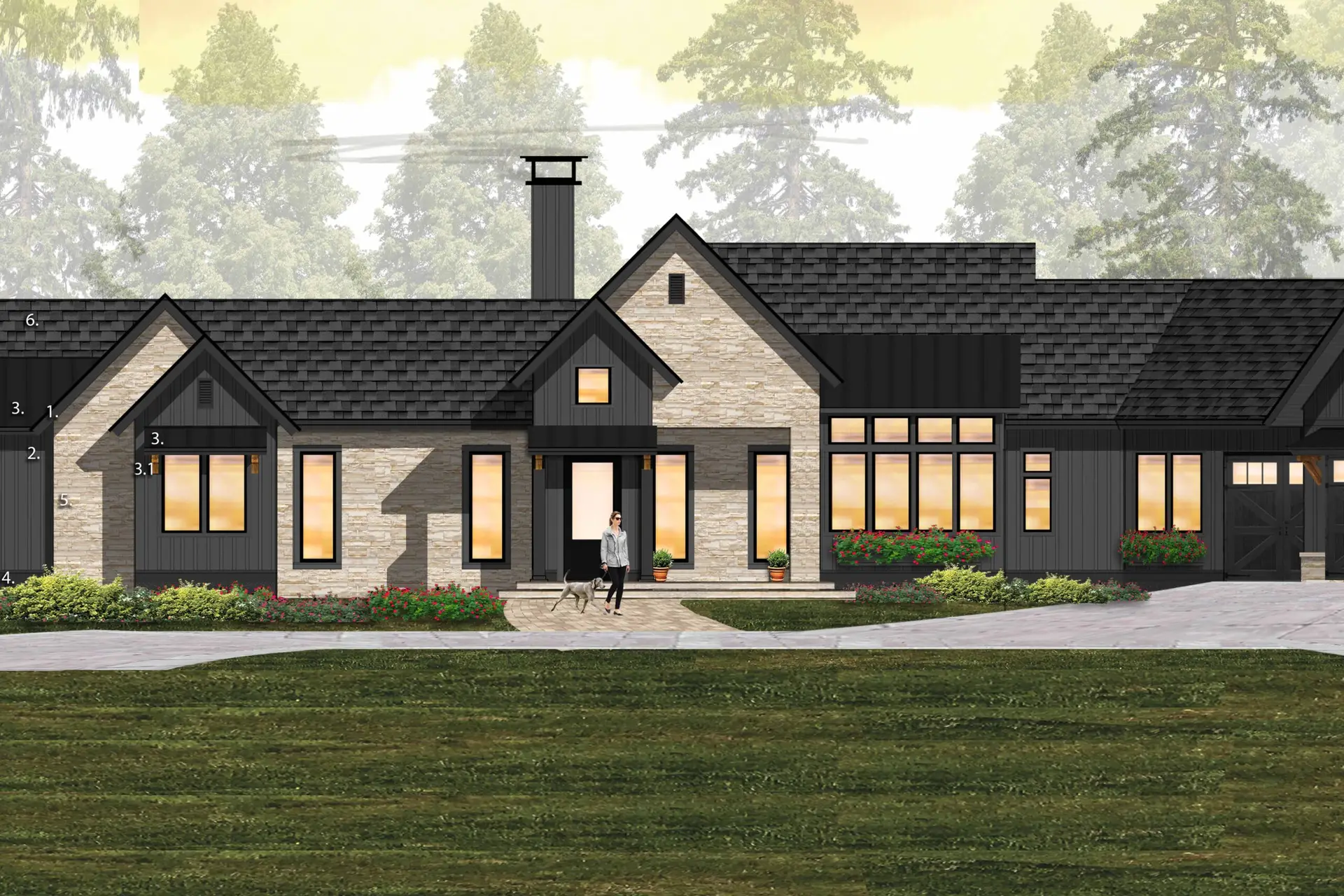 GRAND VISTA - Mosscreek Modern and Rustic Home Designs